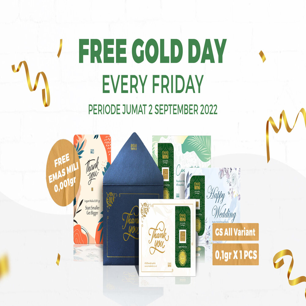 A-GSW3-01-01 - Gift Series Happy Wedding 0,1 gram free Emas Mili Thank ...